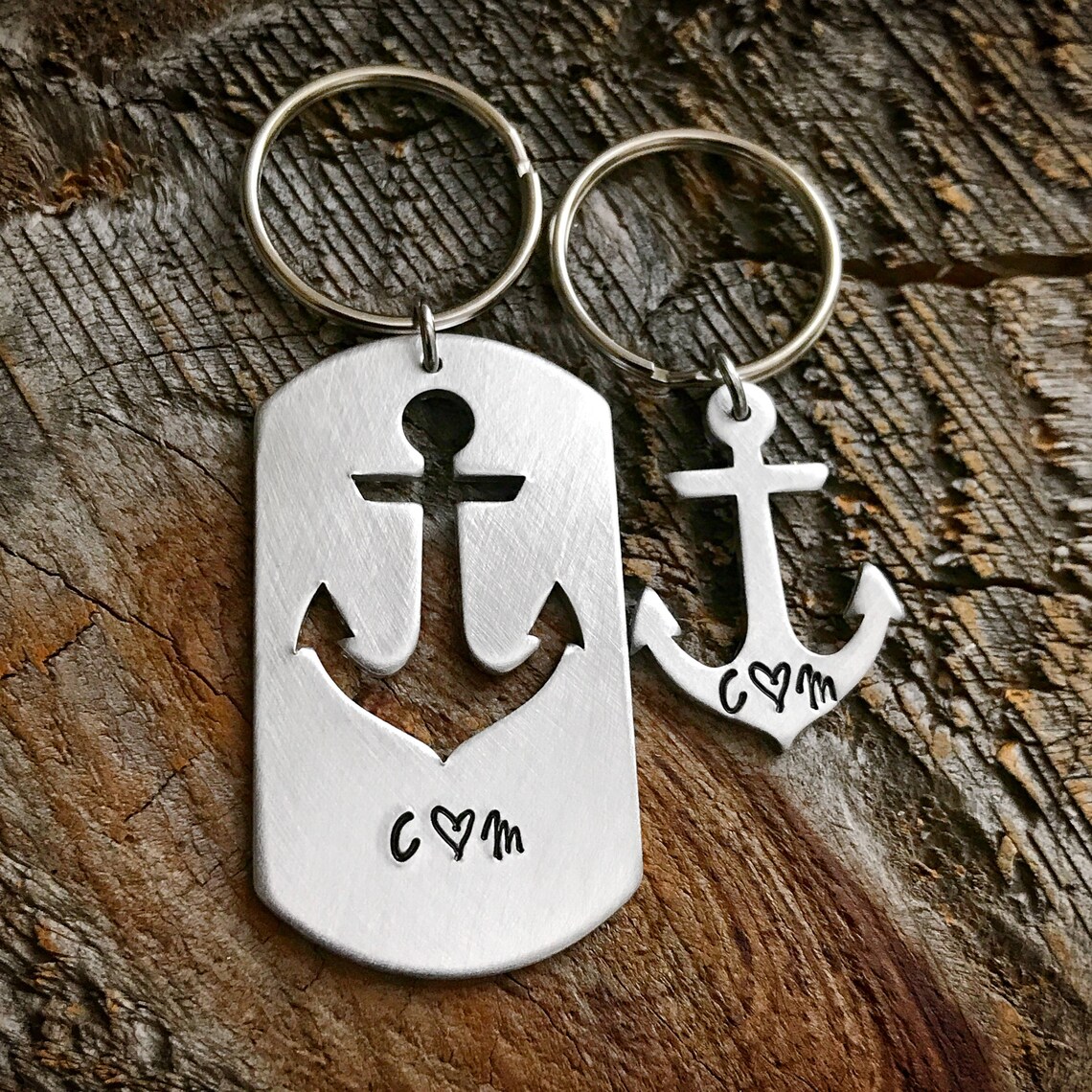 Anchor Keychain Gift Set Couples Gift You Are My Anchor Dog - Etsy
