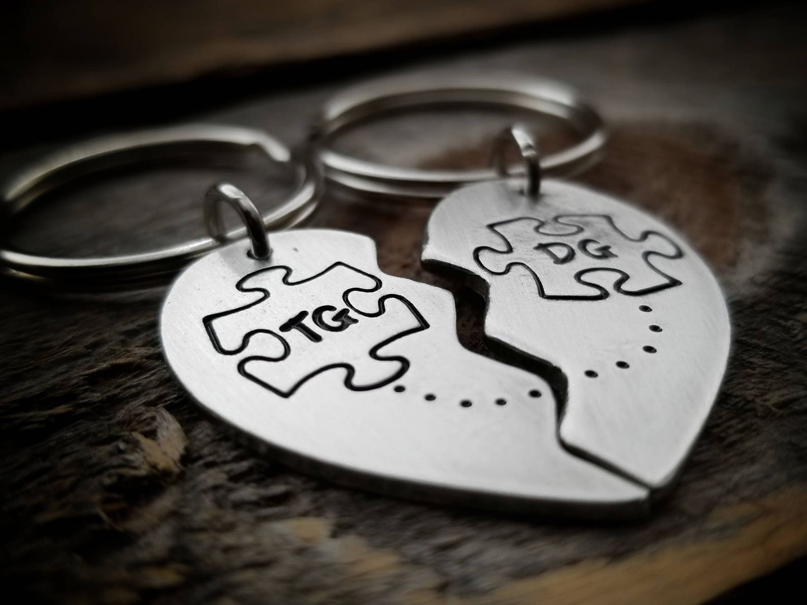 Puzzle keychain puzzle pieces puzzle piece keychain puzzle | Etsy