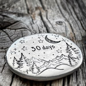 30 Days Sober, 60 Days, 90 Days Sobriety Token, Sobriety Coin ...