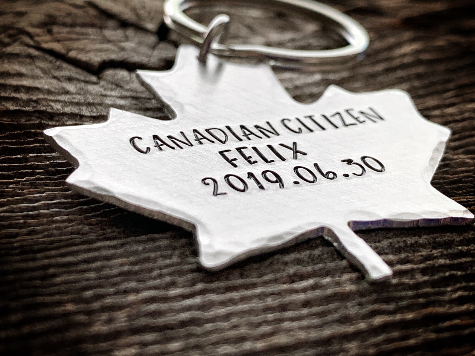 Canadian Citizen Gift, Canadian Keychain, Canadian Citizenship Gift ...