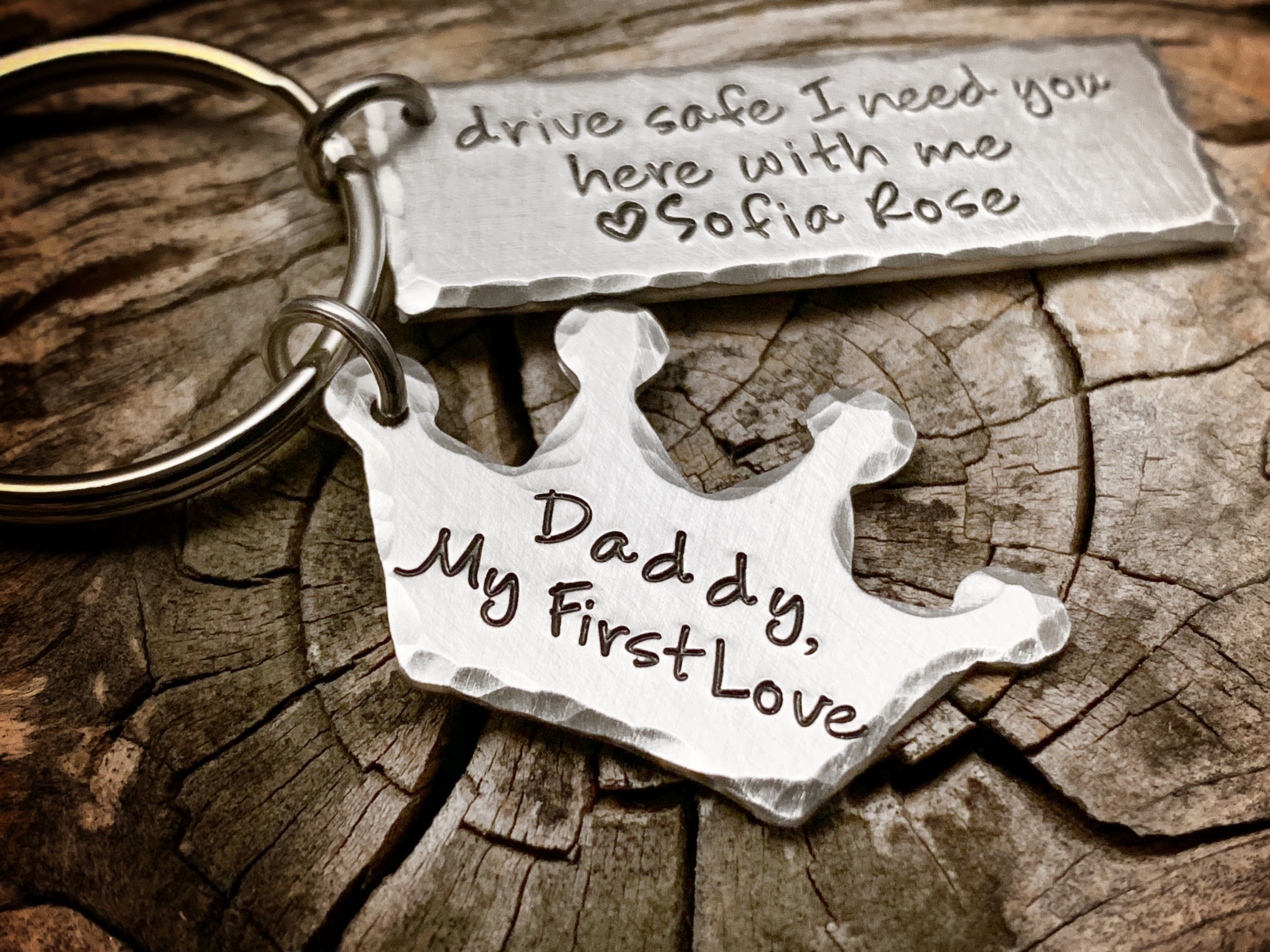 Drive Safe Keychain Daddy Daughter Gift Gift From Daughter - Etsy