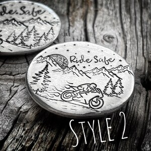 Ride Safe Keychain, Ride Safe Pocket Token, Motorcycle Keychain, Ride ...