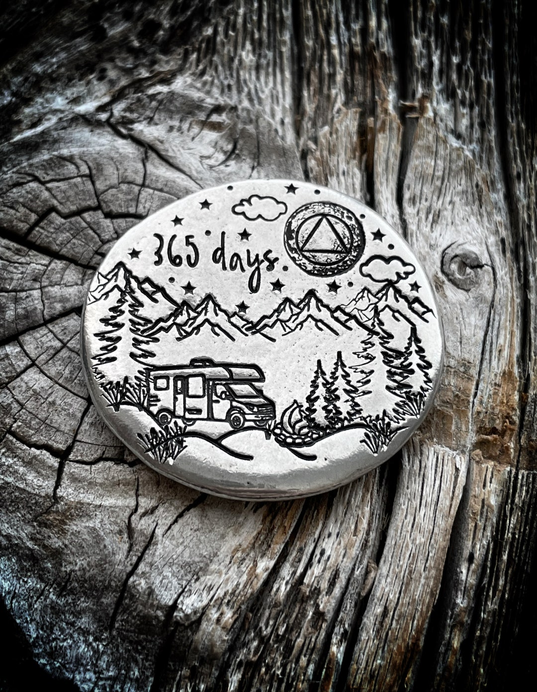 Sobriety Token, 1 Year Sober, 2 Years Sober, 3 Year, 4 Year 5 Year 6 ...
