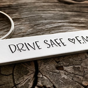 Drive Safe Keychain, Truck Driver Gift, Return Home Safe Gift, Drive ...