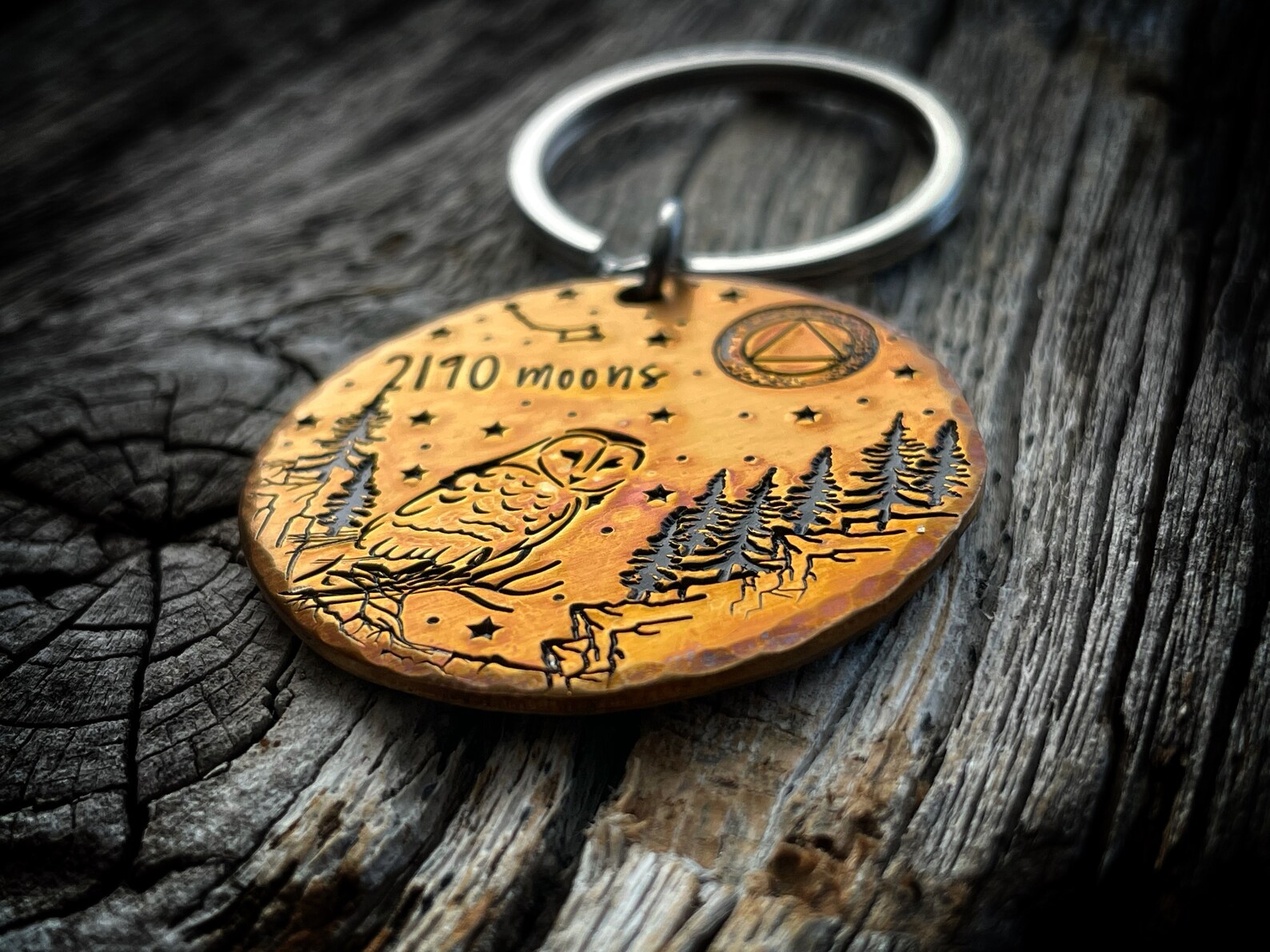 Sobriety Keychain, Sobriety Gift, One Day at A Time, ODAAT, Recovery ...