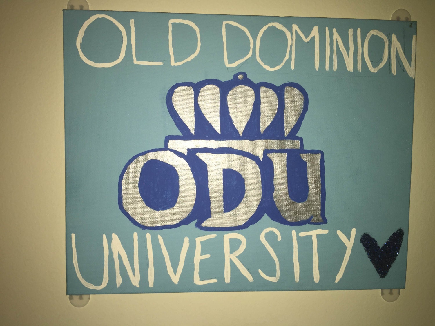 Old Dominion University Logo Canvas - Etsy