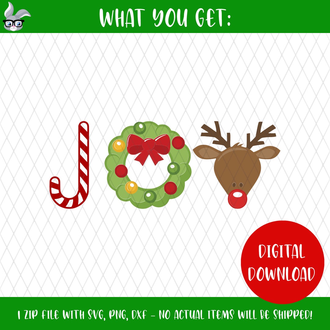 Joy SVG PNG DXF Printable - Etsy