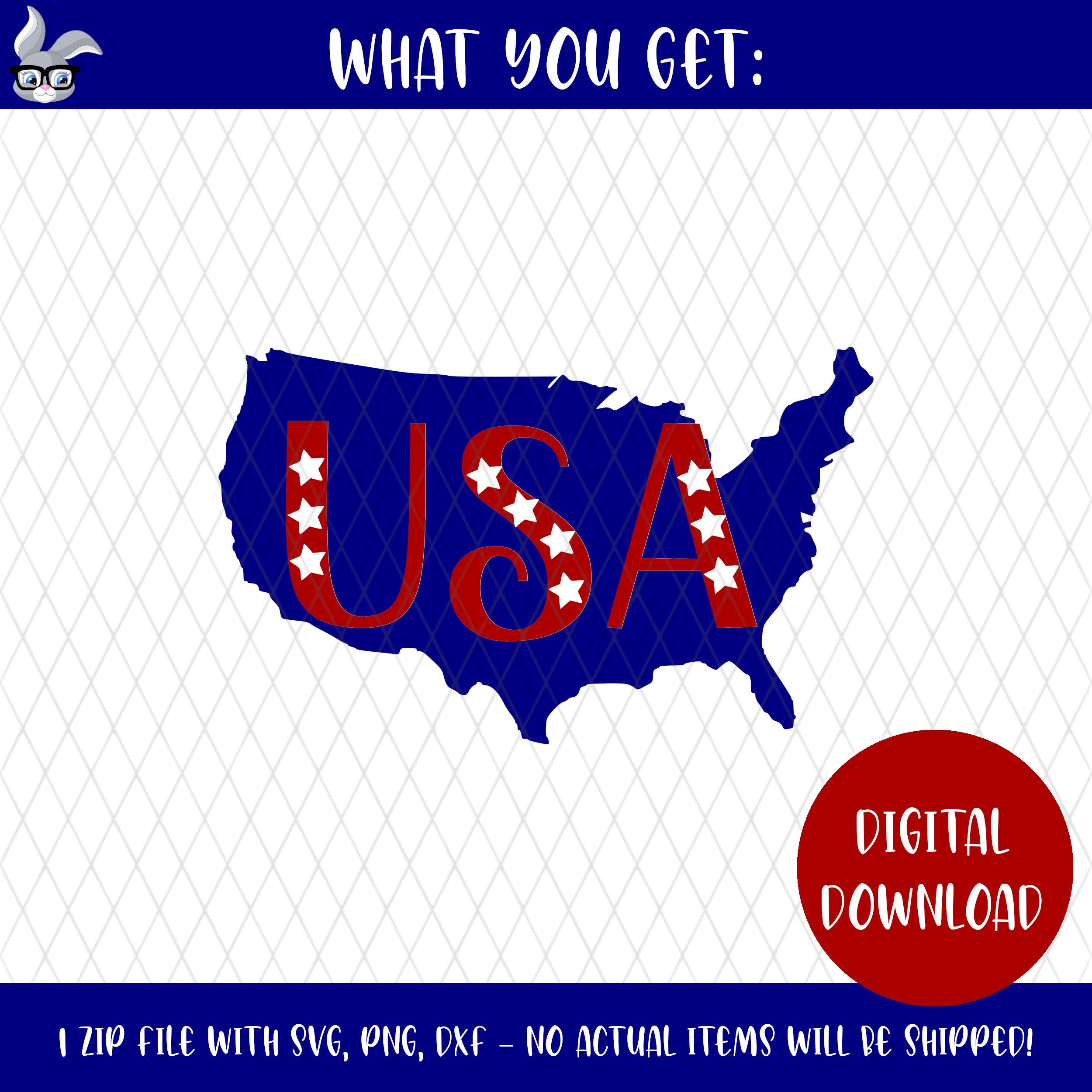 USA SVG PNG Printable - Etsy