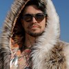LORD OF WOLVES Faux Fur Coat for Burning Man Playa Jacket Mens Costume ...