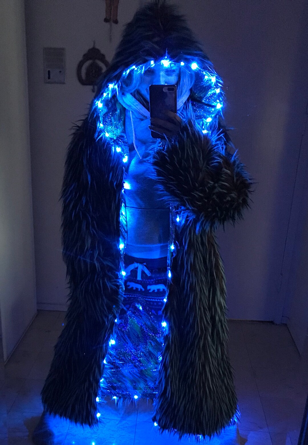 Add-on Product ONLY. Elastic Loops for Leds and L-wire on the Perimeter ...