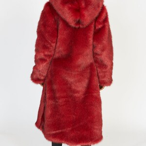 Ruby Ruler of Aztlán Fur Coat | Burning Man | Playa Jacket | Women's ...