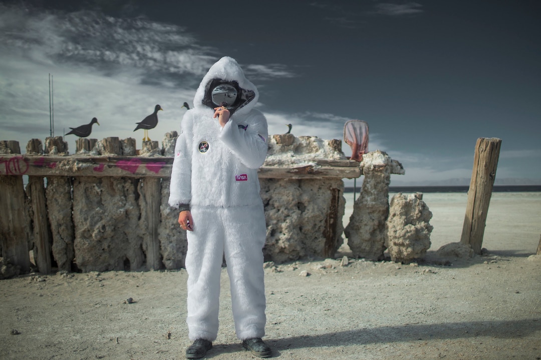 NASA Astronaut Space Suit Vest | White Fur Jacket | Ocean-inspired ...