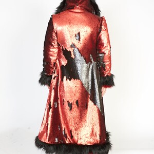 Red Dragon Fur Coat | Burning Man | Playa Jacket | Mens Costume | Faux ...