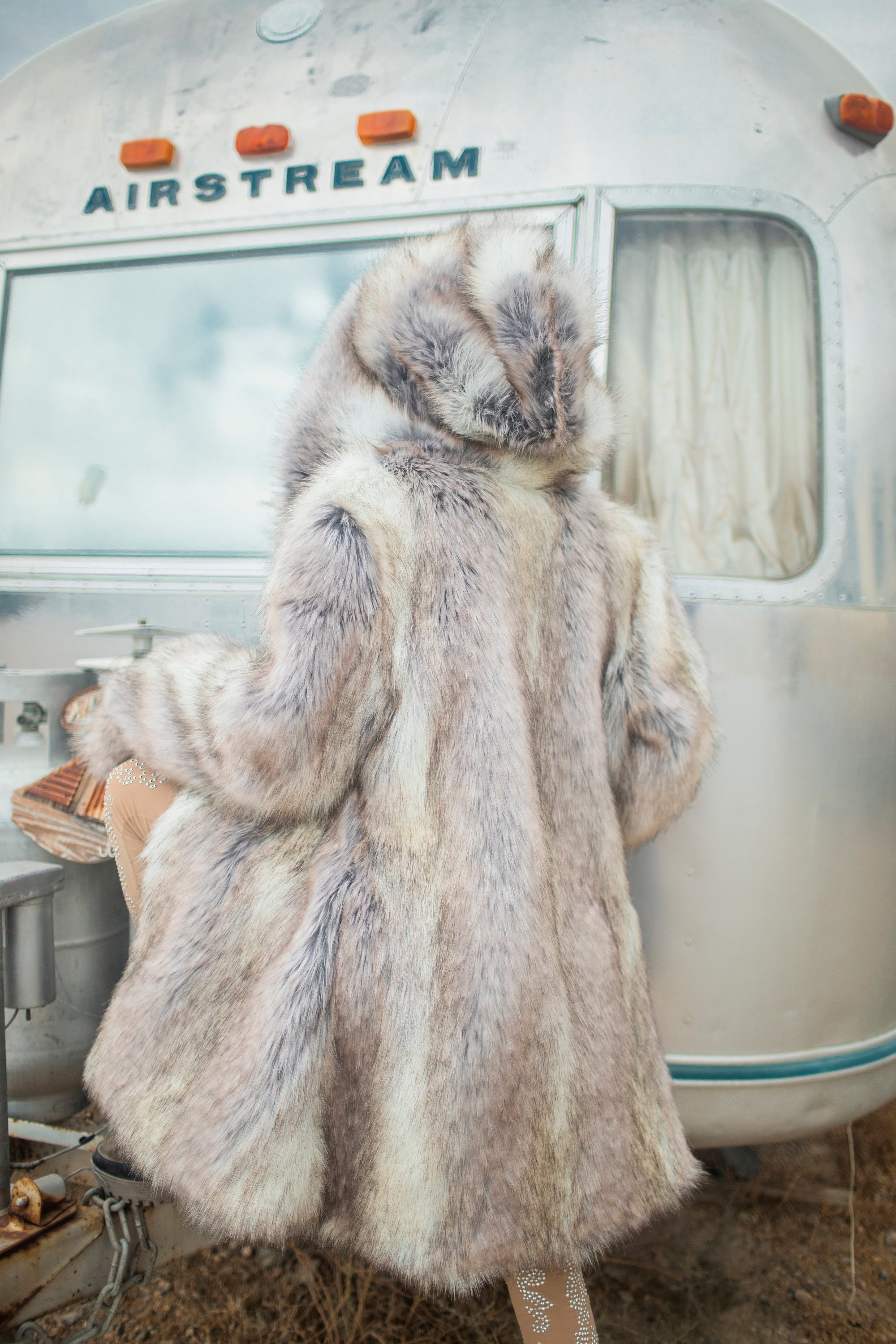DESERT LIONESS Faux Fur Coat | Burning Man | Playa Jacket | Women's ...