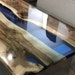 Clear Blue Epoxy Table Top Resin Arts Table Epoxy Dining - Etsy