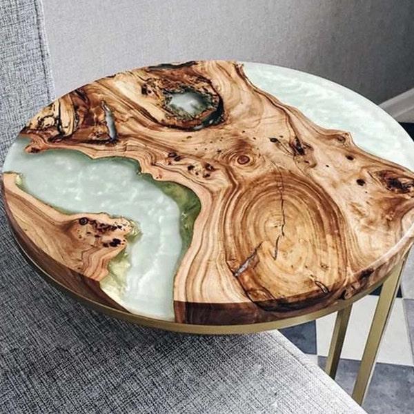 Wood Resin Table Top - Etsy