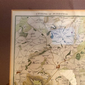 Quality Original Steel Engraving of "environs of Petersfield" 19th ...