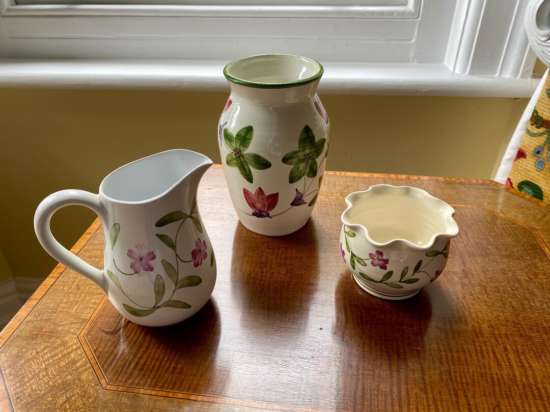 Vintage Cinque Ports and Iden Pottery, Rye All Pieces Hand Painted With ...