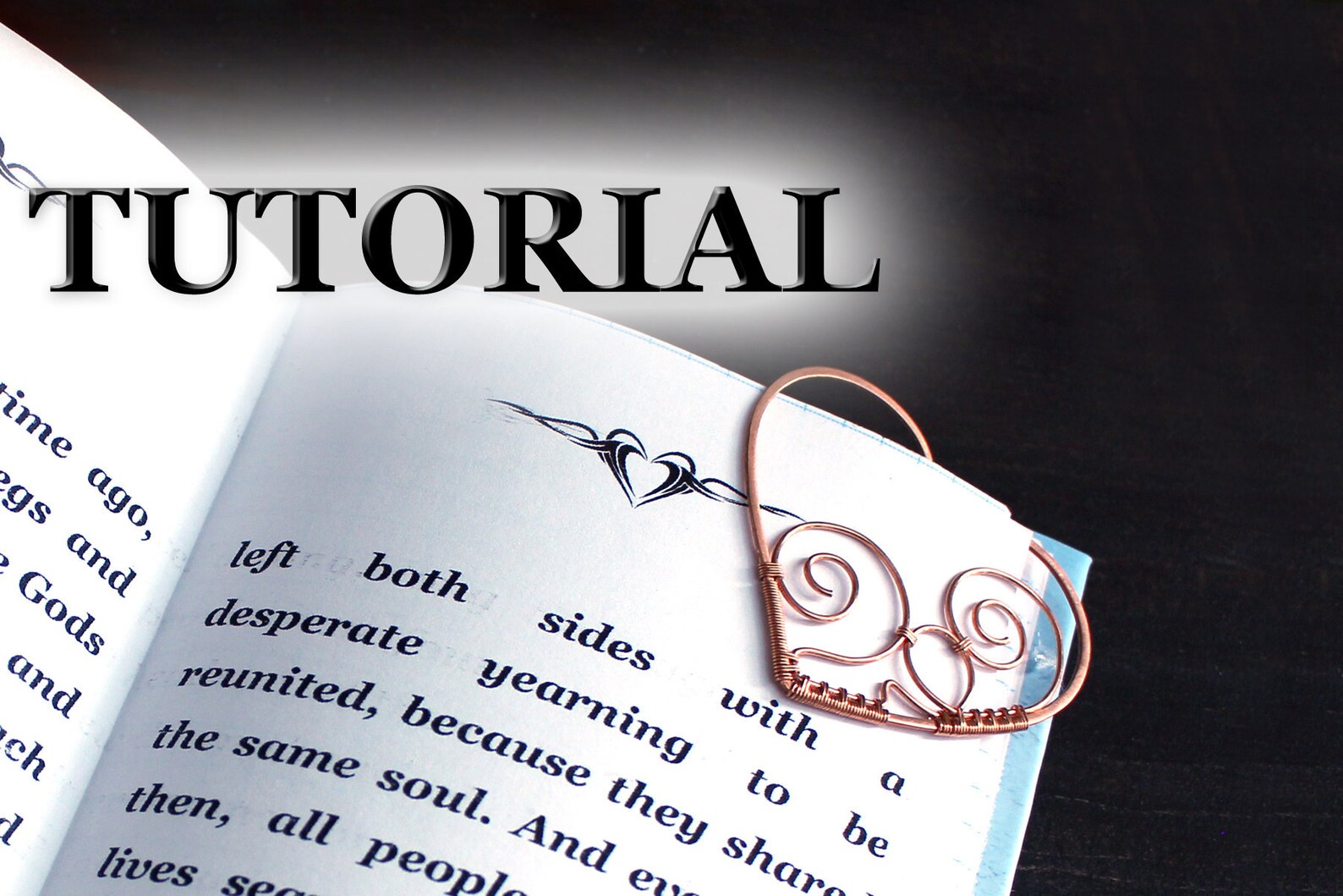 Wire Wrap Tutorial - Wire Wrapped Book Mark - Wire Book Mark Tutorial ...