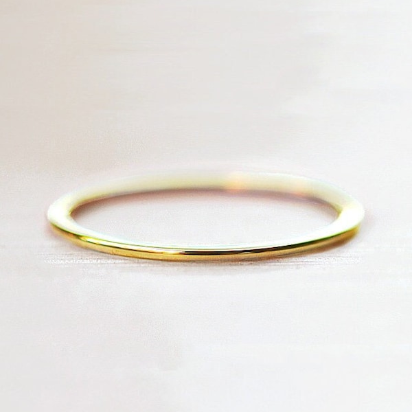 Thin Gold Ring - Etsy