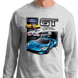 Ford GT American Horsepower Long Sleeve Tee T-shirt 22496HD1-PC61LS - Etsy