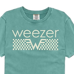 Weezer Checkered Logo Shirts - Etsy