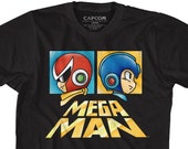 Mega Man Back to Back Black Shirts - Etsy