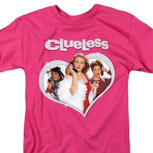 Clueless Characters in Heart Hot Pink Shirts - Etsy