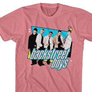 Backstreet Boys Geometric Shapes Logo Coral Shirt - Etsy