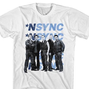 NSYNC Picture Logo White Shirts - Etsy