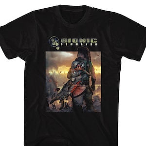 Bionic Commando the World Burn Adult Black Shirts - Etsy