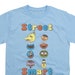 Sesame Street Street Smart Kid's Light Blue T-shirts - Etsy