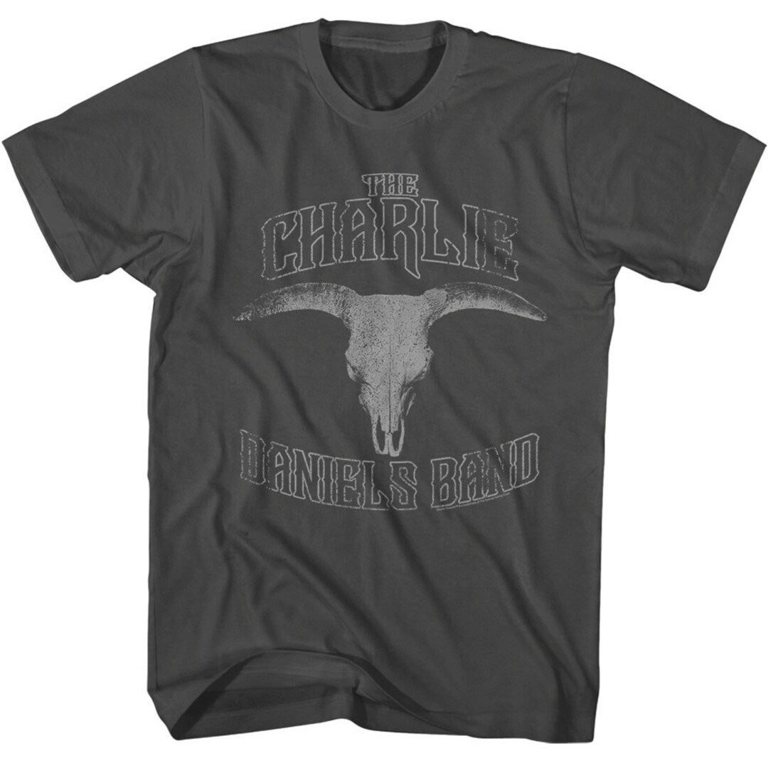 Charlie Daniels Band Bull Logo Charcoal Grey Shirts - Etsy
