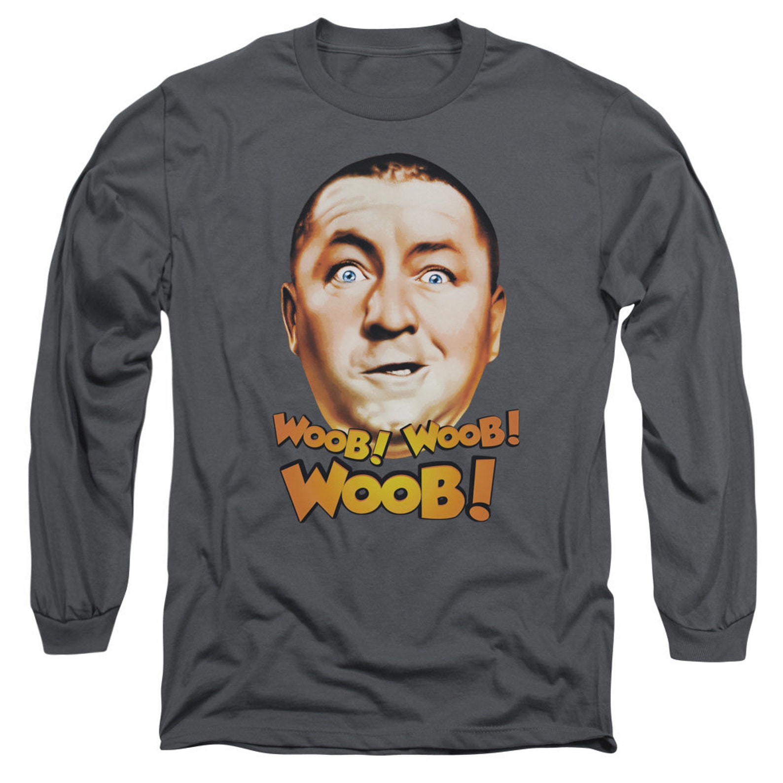 Three Stooges Woob Woob Woob Charcoal Shirts - Etsy