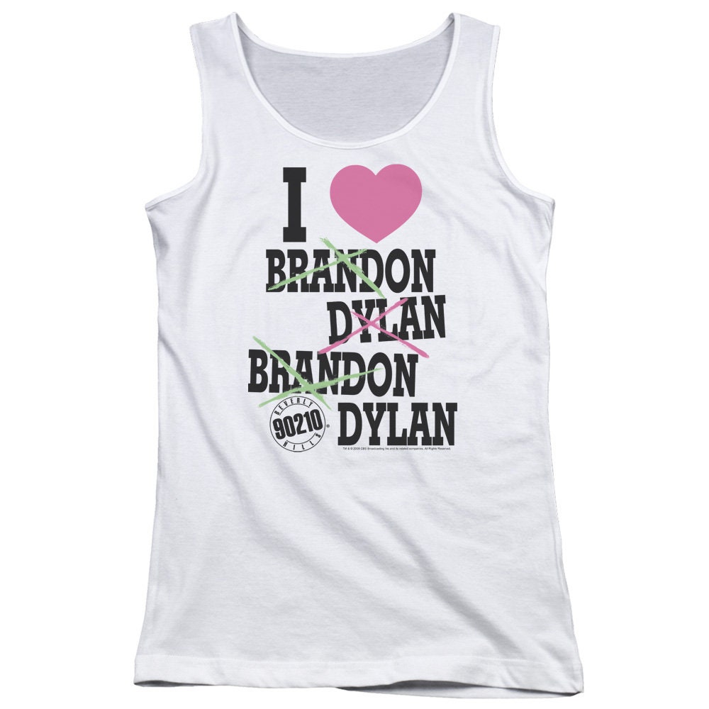Beverly Hills 90210 I Love Brandon and Dylan Juniors and Women | Etsy