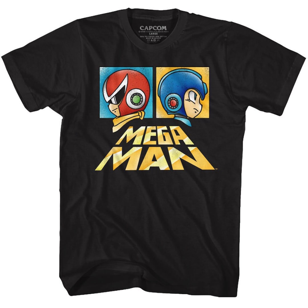 Mega Man Back to Back Black Shirts - Etsy