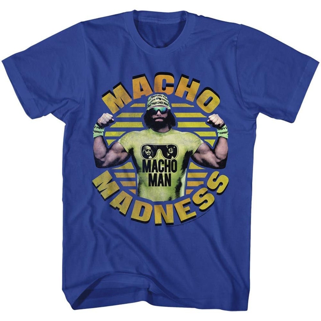 Macho Man Macho Madness Royal Blue Shirts - Etsy