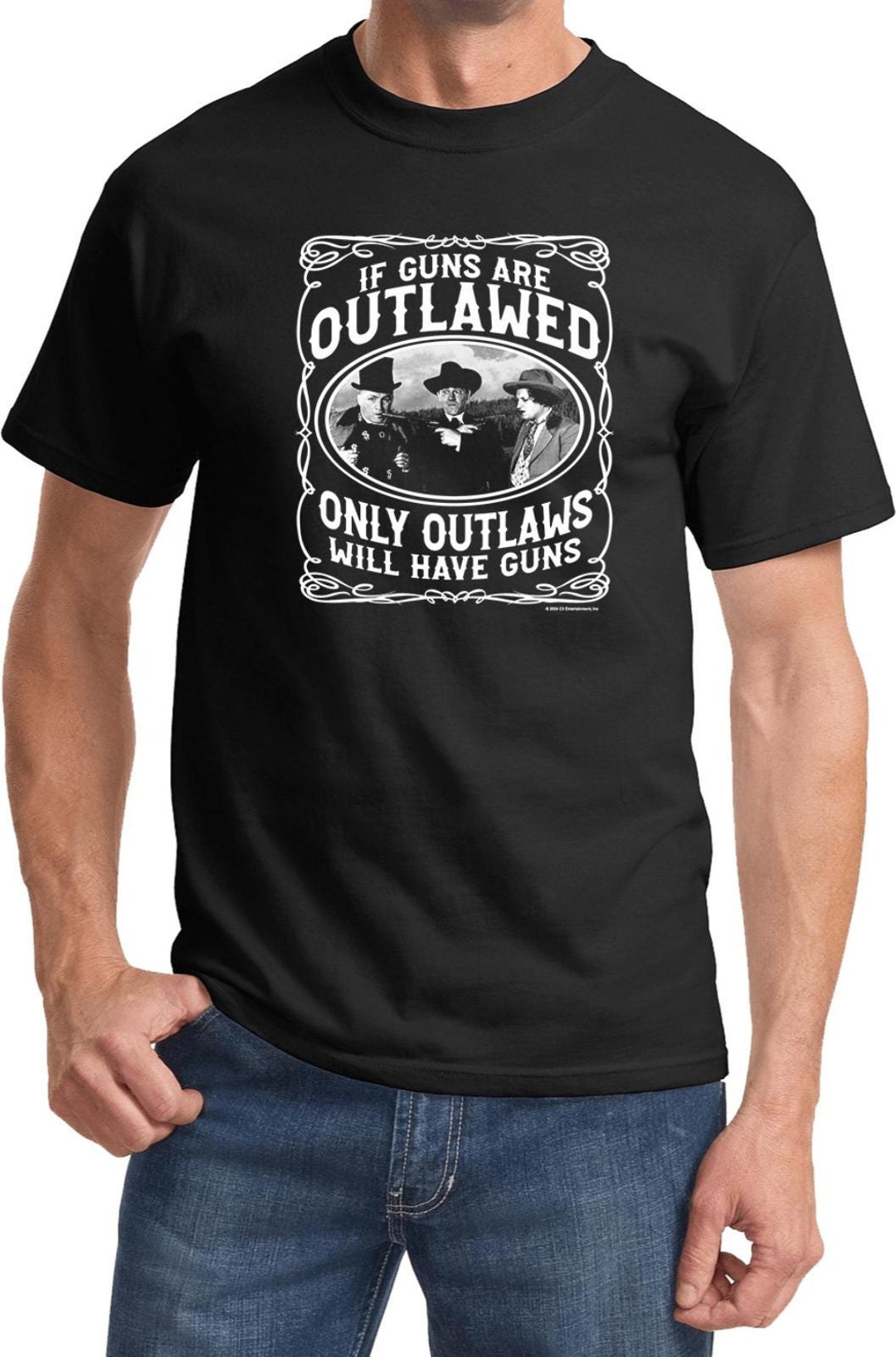 The Three Stooges Outlaws Tee T-shirt 26281ED2-PC61 - Etsy