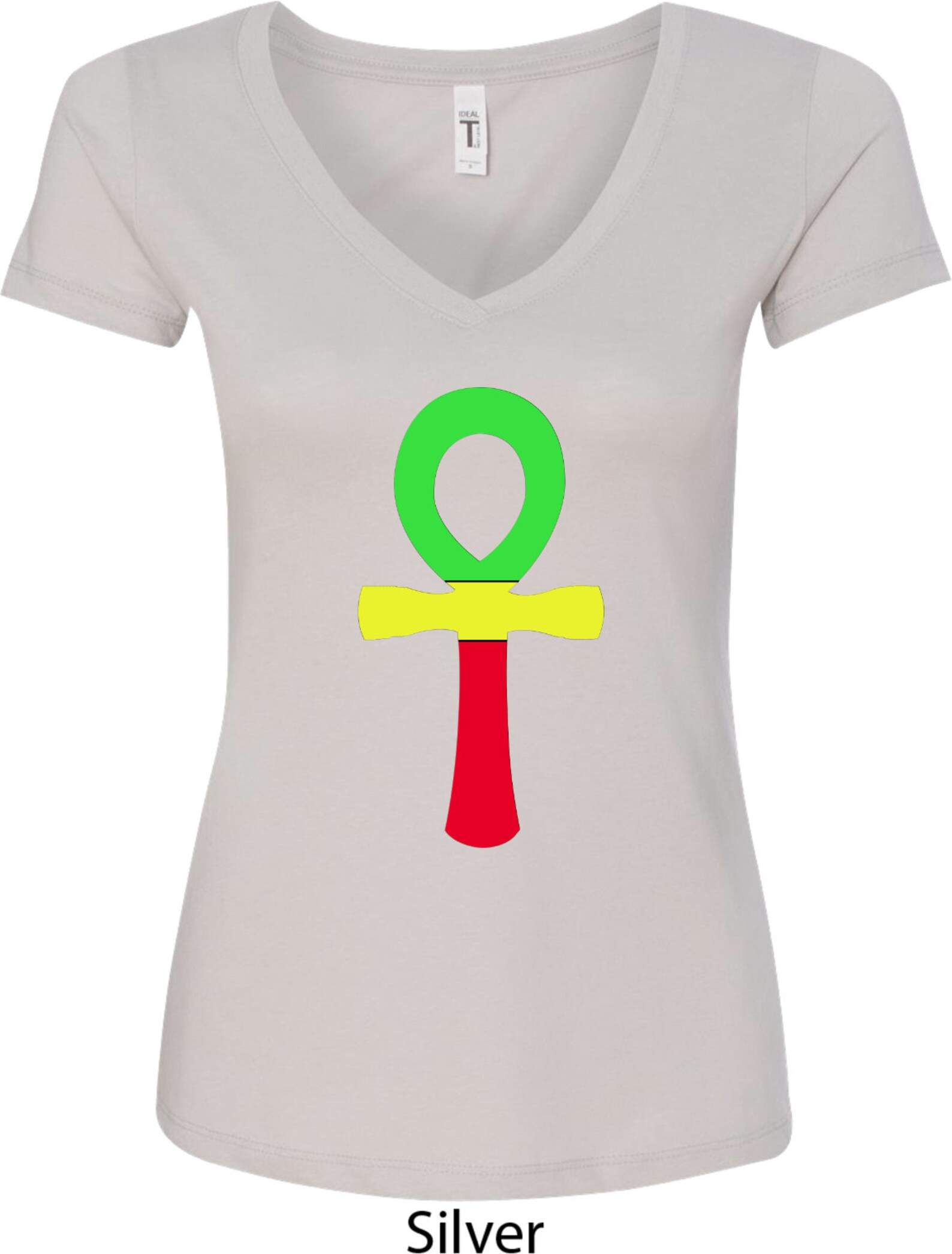 Ladies Rasta Ankh V-neck Shirt ANKH-N1540 - Etsy