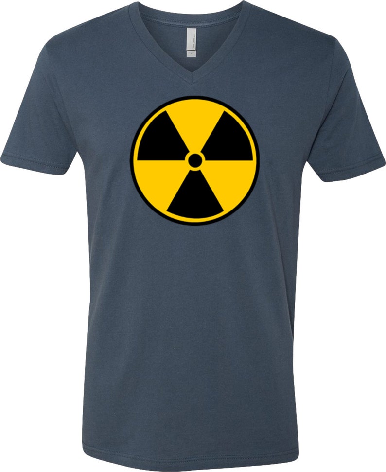 Radioactive Radiation V-neck Tee T-shirt RADIATION-N3200 | Etsy
