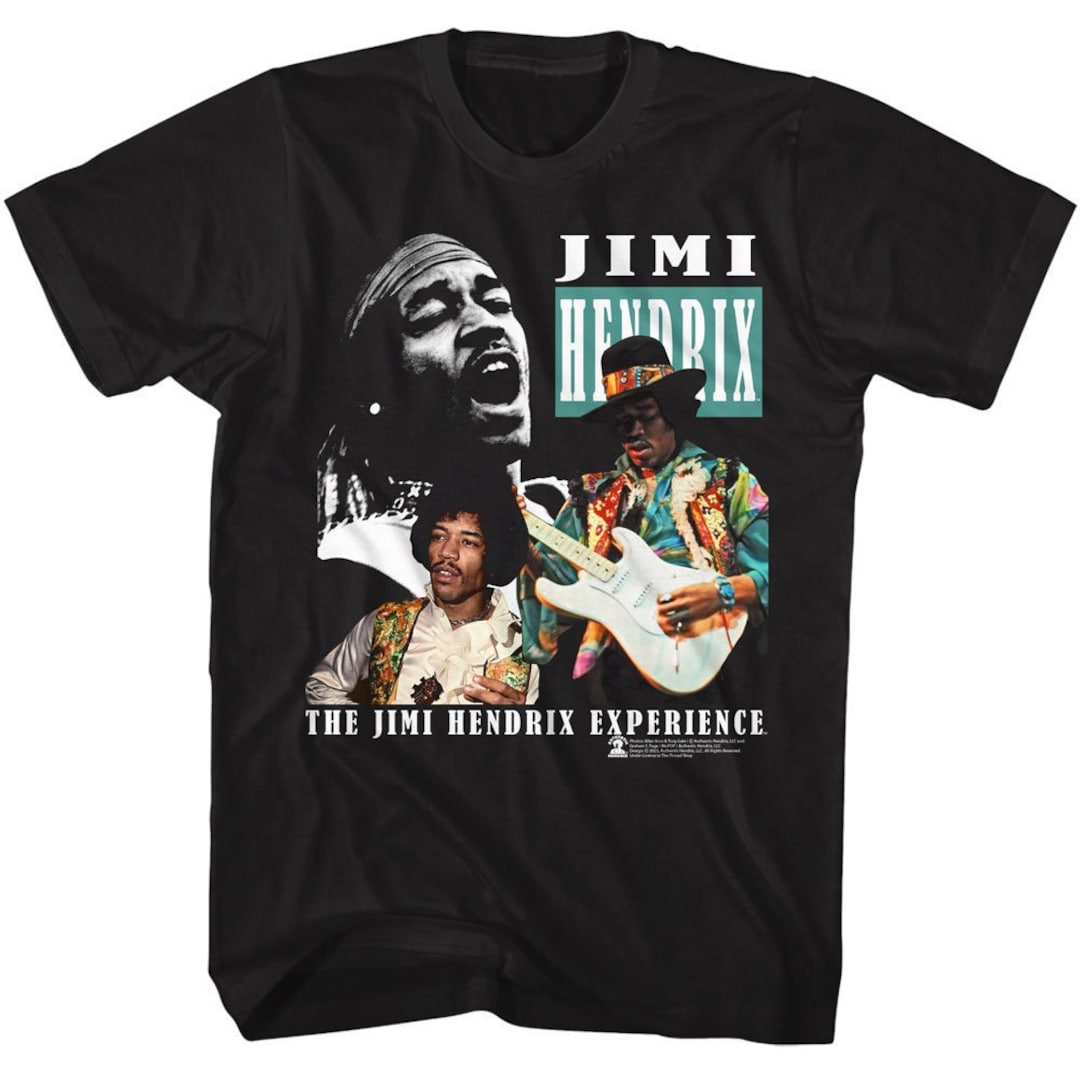 Jimi Hendrix Three Photos Black Shirts - Etsy