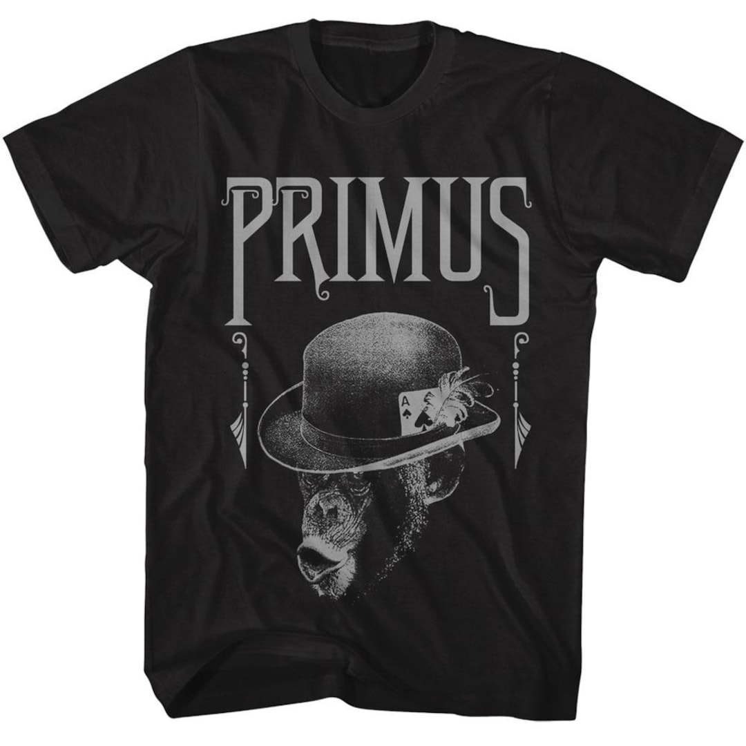 Primus Monkey T-shirt – Officially Licensed Black Tee for Fans of ...