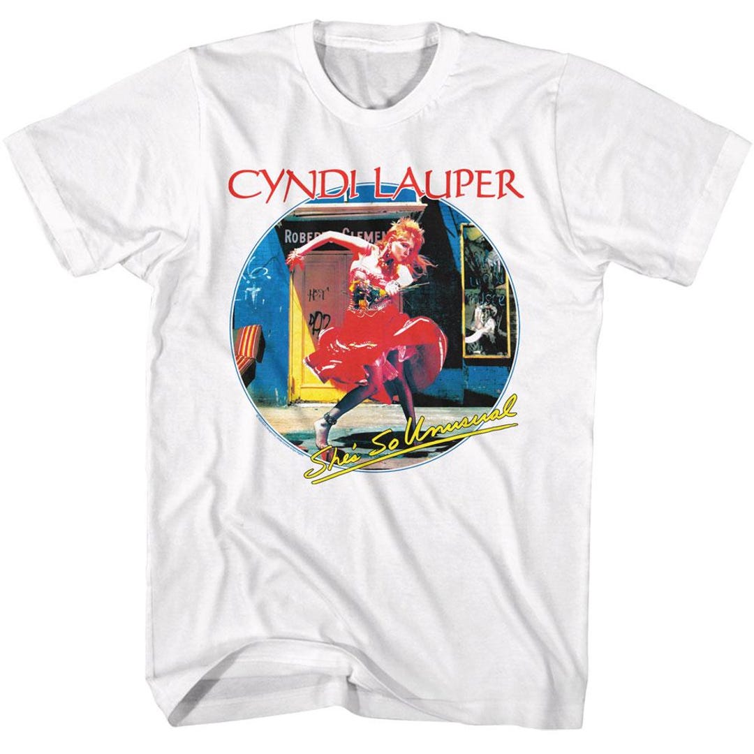 Cyndi Lauper She's so Unusual White Shirt - Etsy