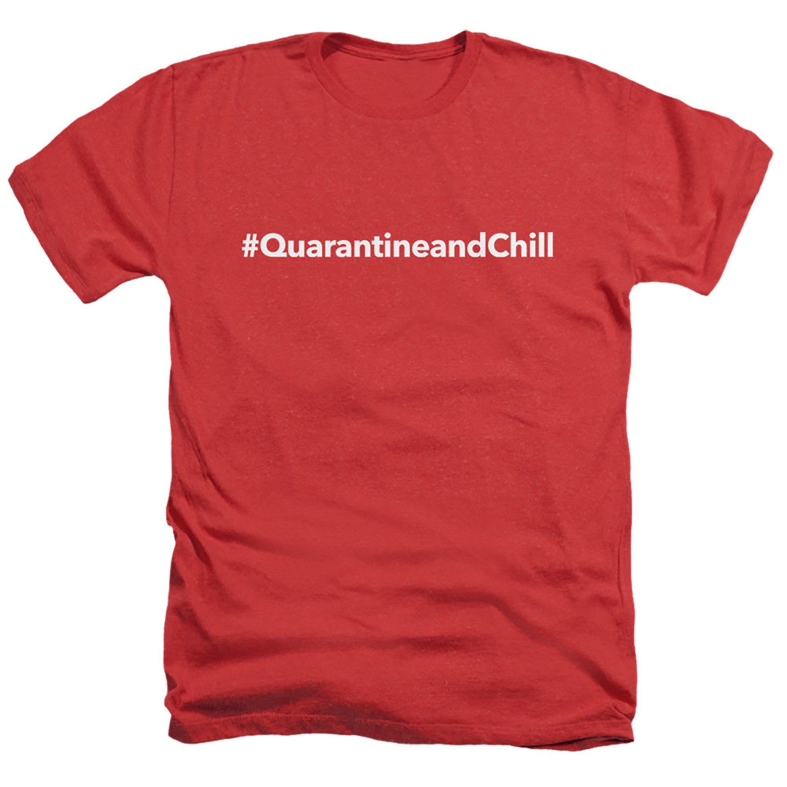 Quarantine and Chill Hashtag Red Shirts - Etsy