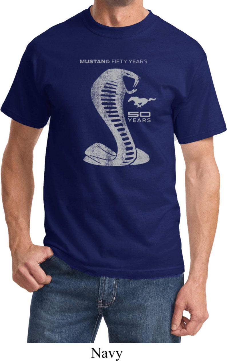 Ford Mustang 50 Years Cobra T-shirt 19238E2-PC61 | Etsy Canada