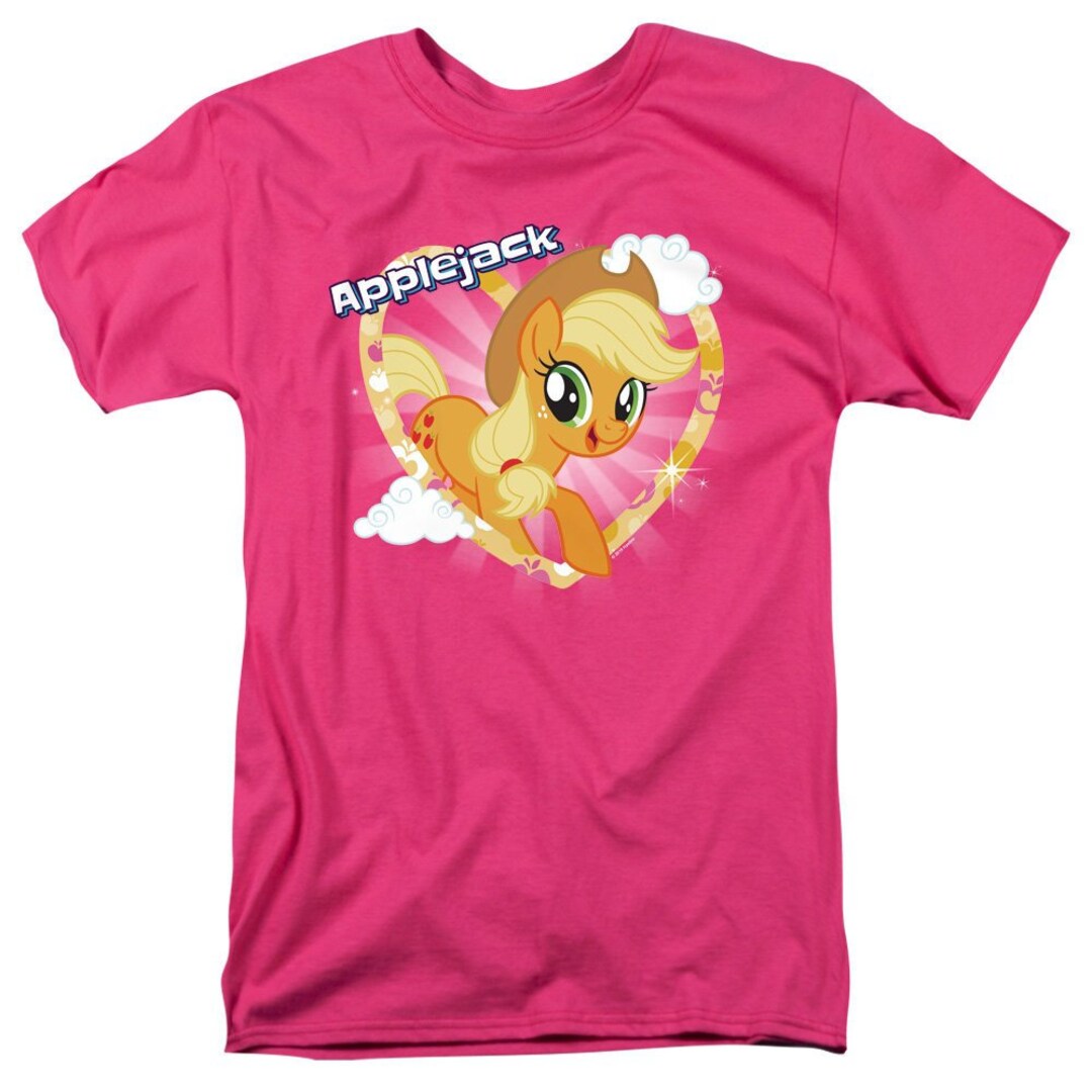 My Little Pony Applejack Hot Pink Shirt - Etsy