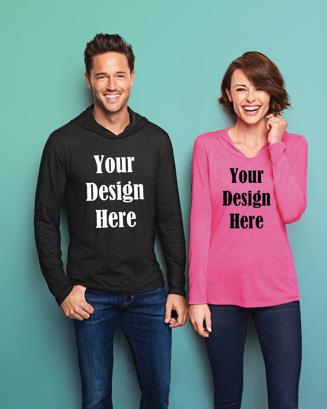 Customize or Personalize Your ONE Color Text/design Tri-blend - Etsy