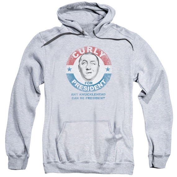 Three Stooges Curly Knucklehead President Athletic Heather - Etsy