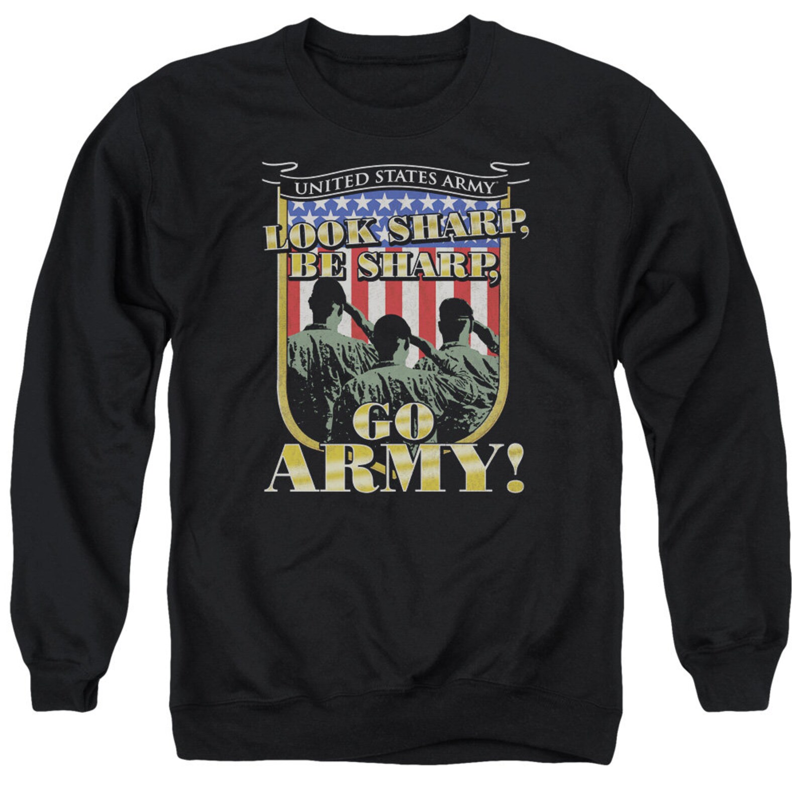 U.S. Army Look Sharp Be Sharp Go Army Black Shirts | Etsy