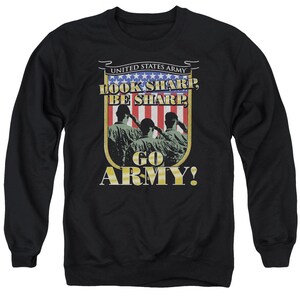 U.S. Army Look Sharp, Be Sharp Go Army Black Shirts - Etsy